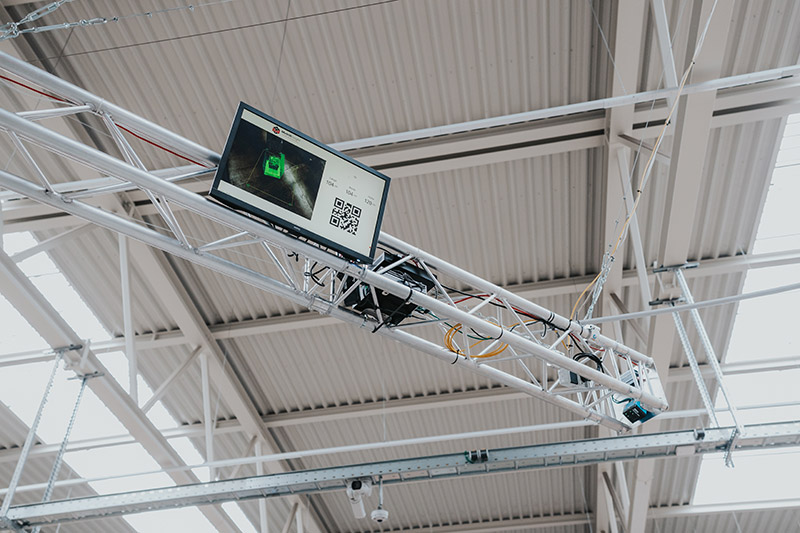 Freight dimensioning system for automatic freight measuring