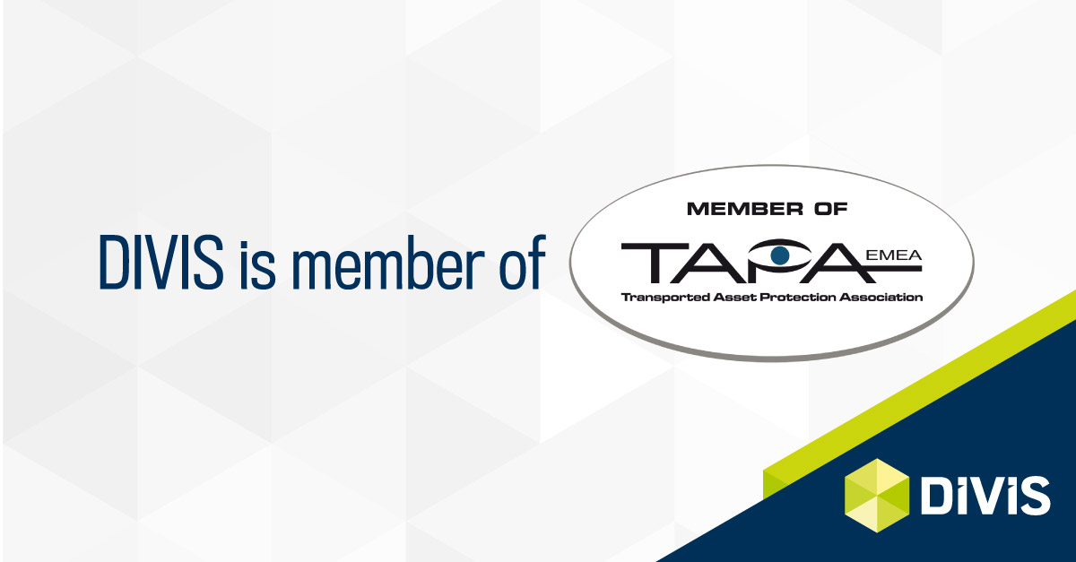 DIVIS is a member of TAPA-EMEA | More safety in logistics